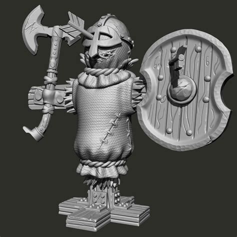 Archivo Stl Viking Training Target Dummy Plan De Impresi N En D