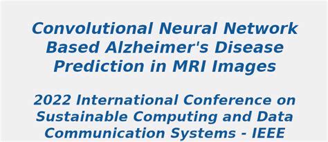 Hottest Research Topic Based Alzheimer Disease Prediction In MRI Images