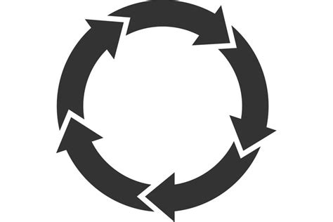 Circle Arrows Round Reload Or Repeat Icon EPS PNG