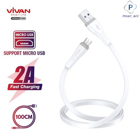Jual Kabel Data Dan Charger Vivan Meter Panjang Sm Shopee Indonesia