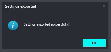 Exporting And Importing Configuration Files Vector Crypto