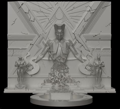 3d File Ghostbusters Afterlife Gozer Temple・3d Printing Idea To
