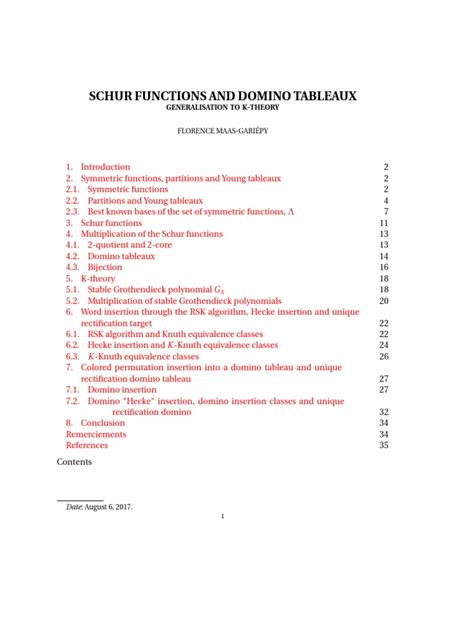 Symmetric Functions Download Free Pdf Algebraic Structures