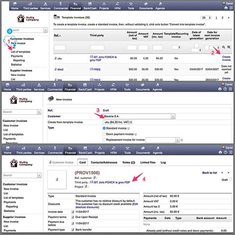 Template Invoices Using My Dolibarr Dolibarr International Forum