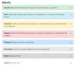 Bootstrap Alert W3tutoriels