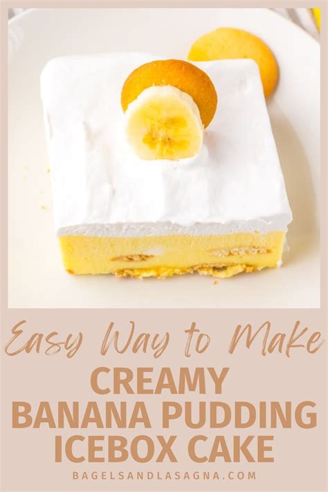 Banana Pudding Icebox Cake