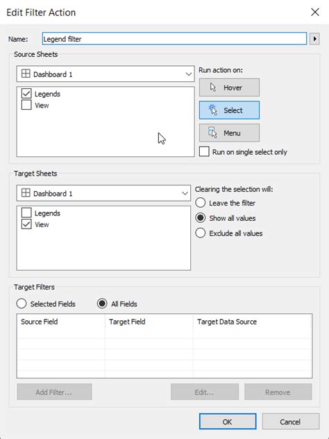 如何将图例用作仪表板中的筛选器 Tableau Software