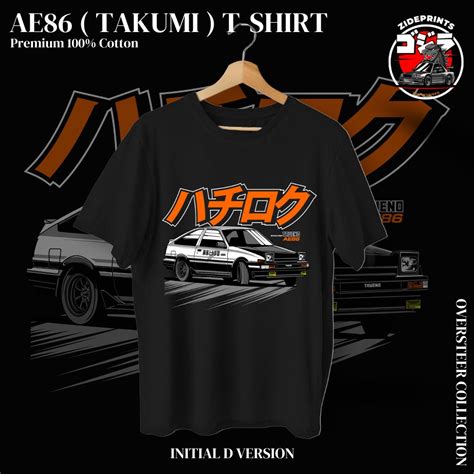 Toyota AE86 Trueno T Shirt JDM Fans Classic Jdm Japanese Car Tshirt