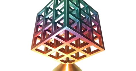 Infinity Cube With Base No Supports By Linkdesigns Download Free