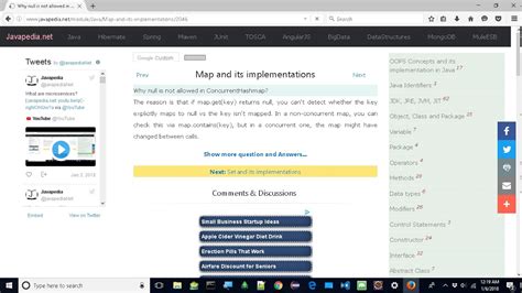 Why Null Is Not Allowed In Concurrenthashmap Youtube