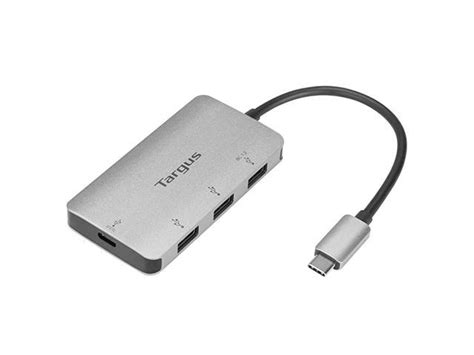 Usbc Multiport Hub With X Usba Ports And X Usbc Port With W Pd Passthru Gray Ach Usz