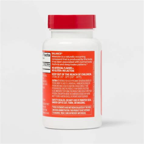 Melatonin Quick Dissolve Tablets Cherry Flavor 90ct Upandup™ 90 Ct