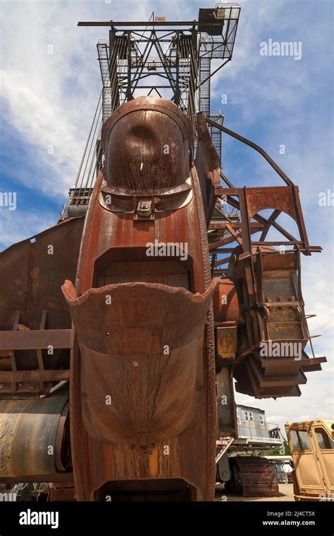 Bucket Wheel Excavator Wheel Of A Decommissioned Bucket Wheel Excavator