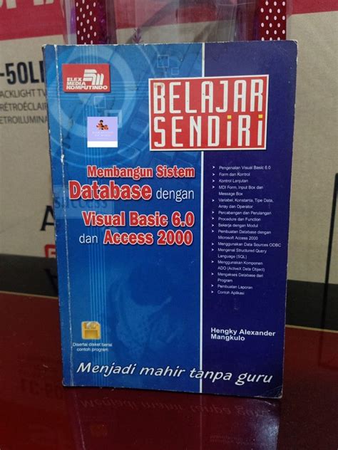 belajar sendiri visual basic 6 0 buku and alat tulis buku di carousell