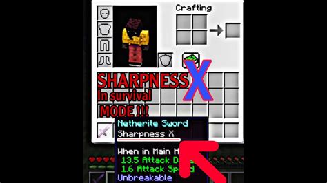 How To Get A Sharpness X Sword In Minecraft Youtube