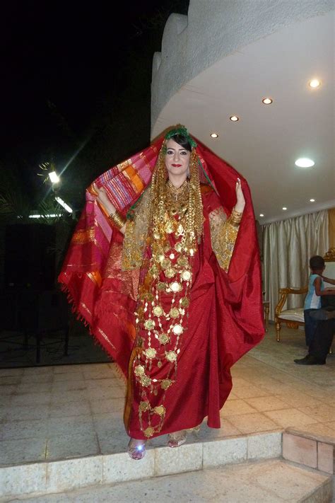 Tunisian Wedding First Traditional Dress Traditional Bride
