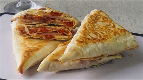 დახურული პიცა ბებოს ლავაშით მარტივი და გემრიელი Pizza Is Very Simple And Delicious Пицца