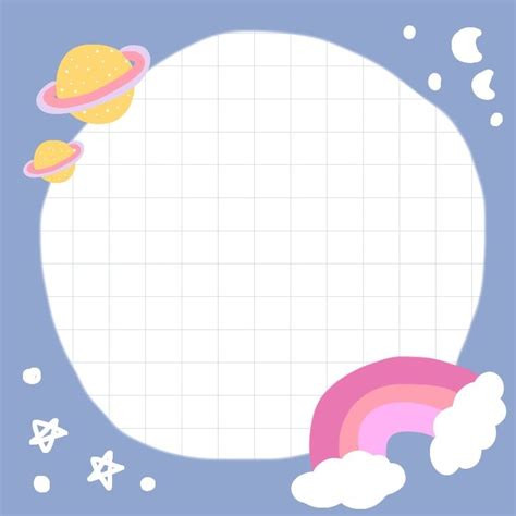 กระดาษโน๊ตท้องฟ้าลายเส้น Memo Pad Design Printable Scrapbook Paper