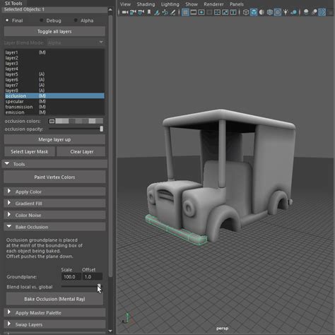 Sx Tools Is An Artist Toolbox For Vertex Color Painting Opensubdiv