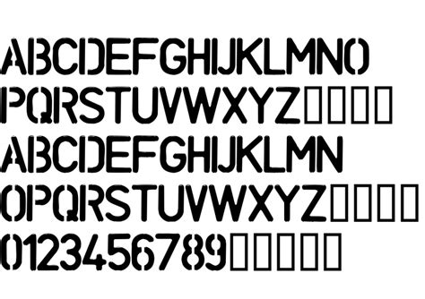 Rounded Stencil Font Free Download 283 Truetype Ttf Opentype Otf Files