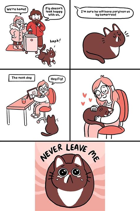 Life With Cats 28 Cozy Comics Illustrated By This Artist In 2024 Cat