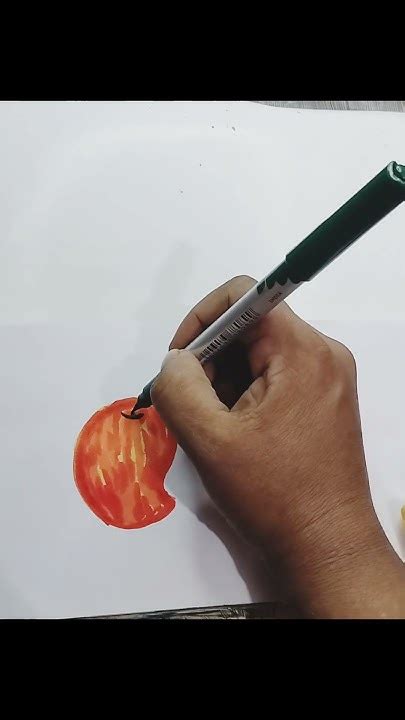 How To Draw A Mango🥭আম আঁকাshorts Ahnaf D6v Art Drawing Painting