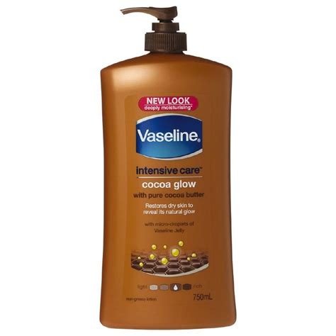 Vaseline Cocoa Glow Body Lotion 750ml The Warehouse Vaseline Glow