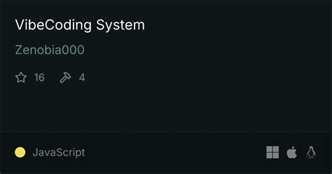 Vibecoding System Glama