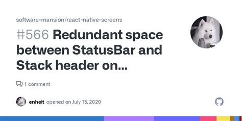 Redundant Space Between Statusbar And Stack Header On Android · Issue