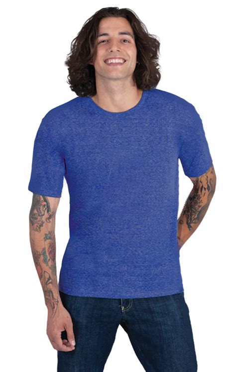 7306 Roy S Solidbg7306adult Ss Crew Neck Triblend T Shirt
