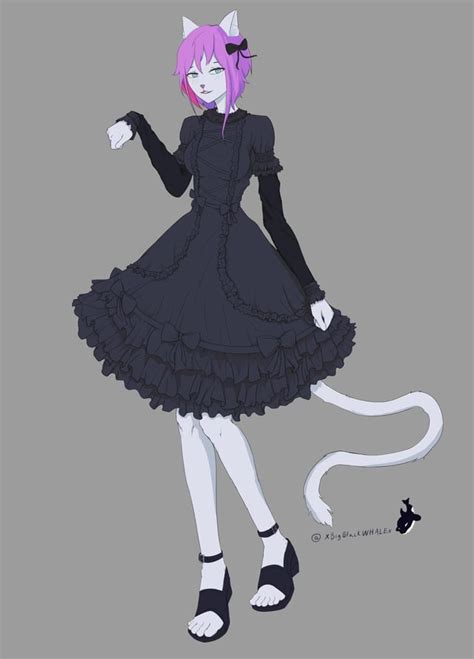 My Goth Catgirl Chloe Art By Me R Furry