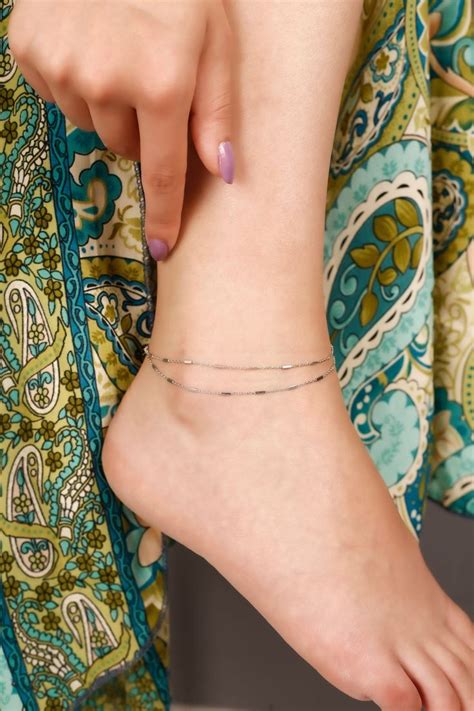 Sterling Silver Anklet Ankle Bracelet Silver Ankle Bracelet Best