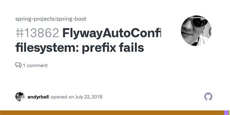 flywayautoconfiguration filesystem prefix fails · issue 13862