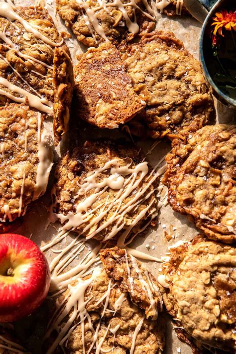 Iced Apple Cider Caramel Oatmeal Cookies Half Baked Harvest