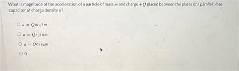 Solved What Is Magnitude Of The Acceleration Of A Particle Chegg