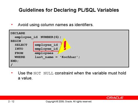 Declaring Plsql Variables Lecture 2 презентация онлайн
