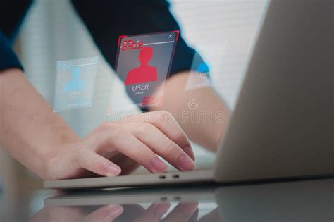 Cybersecurity Identity Concept Personal Data Security Cyber Security Threats Online Protection