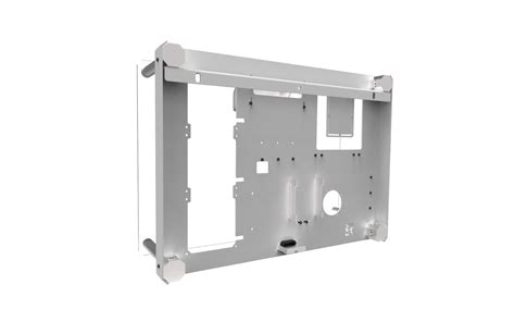 Csfg Frostbite M Itx Wall Mounted Chassis Hvit Sølv Csfg Frost Bundle