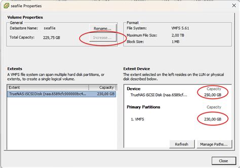 Cannot Extend Iscsi Share On Esxi Afer Upgrade To Scale Truenas General Truenas Community Forums