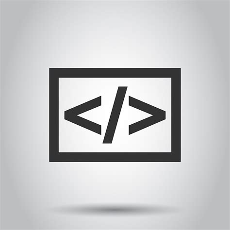 Open Source Business Vector Icon In Flat Style Api Programming Illustration On White Background