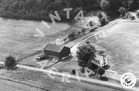 Vintage Aerial Pennsylvania Mifflin County 1966 18 DMI 12