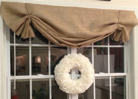 Burlap Valance 16 Unique Diy Patterns Guide Patterns