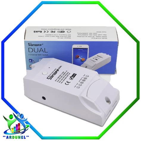 Sonoff Dual R2 15a Interruptor 2 Canales