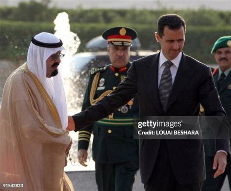 Syrian President Bashar Al Assad Receives Saudi King Abdullah In