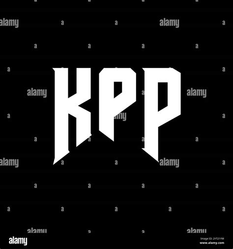 Kpp Letter Logo Design For Technology Company Kpp Logo Design Black