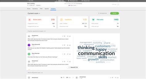 Introducing Analytics More Data More Insights Slido Blog