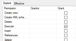 Execute Permission Denied On The Object Understanding The Implications