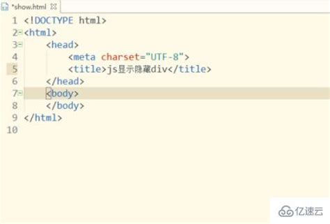 javascript显示和隐藏div的方法 web开发 亿速云