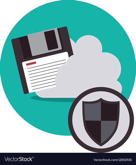 Isolated Cloud Computing Design Royalty Free Vector Image