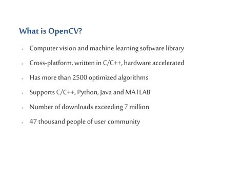 Opencv Ppt